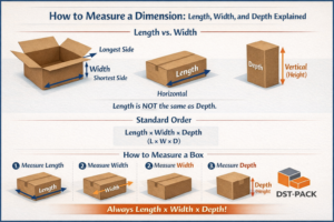 How to Measure a Dimension: Length, Width, and Depth Explained - DST-Pack