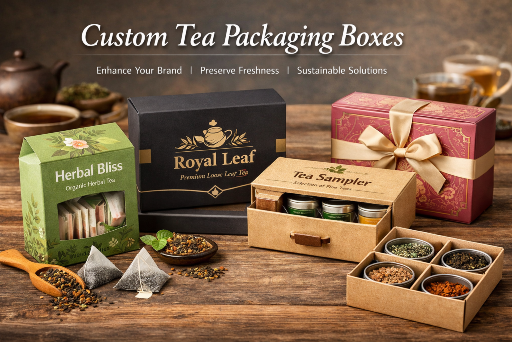 Tea Packaging Boxes: How Custom Packaging Elevates Your Tea Brand - DST ...